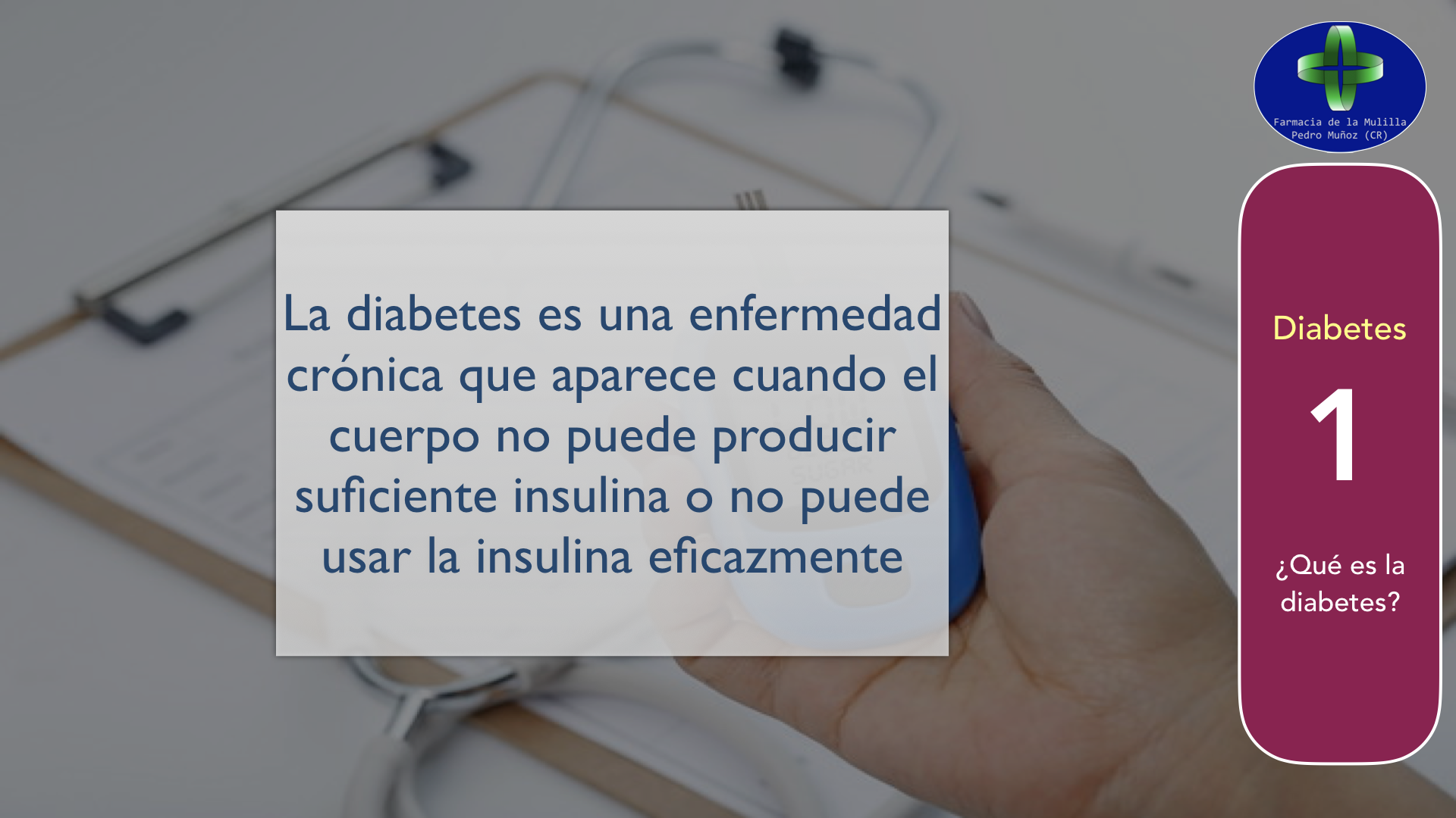 Artículo: ¿Qué es la Diabetes? – Farmacia de la Mulilla